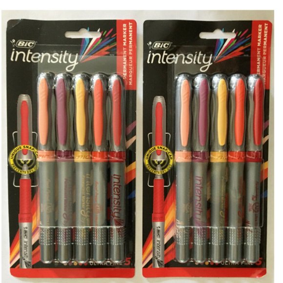 Other | Bic Intensity Permanent Marker Fine Point Assorted | Poshmark